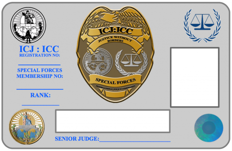 ID Card – International Court of Justice